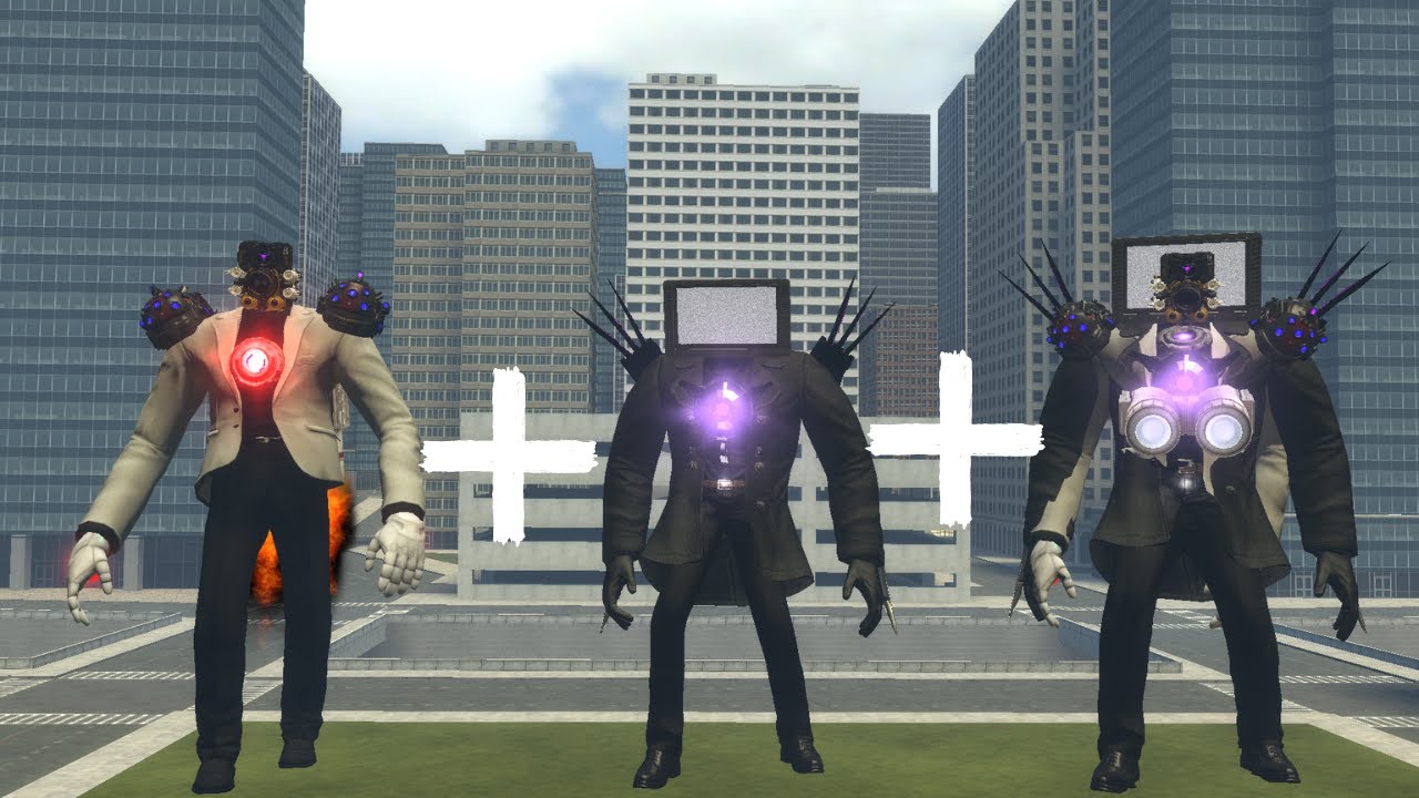 MERGING TITAN MECHA LASERMAN BOSS AND NEW SKIBIDI TOILET BOSSES In ...