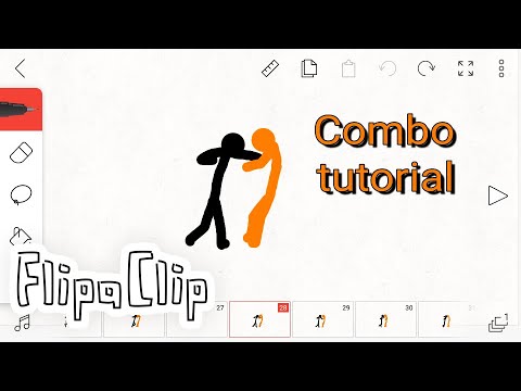How to animate a Stick fight combo on FlipaClip - YouTube