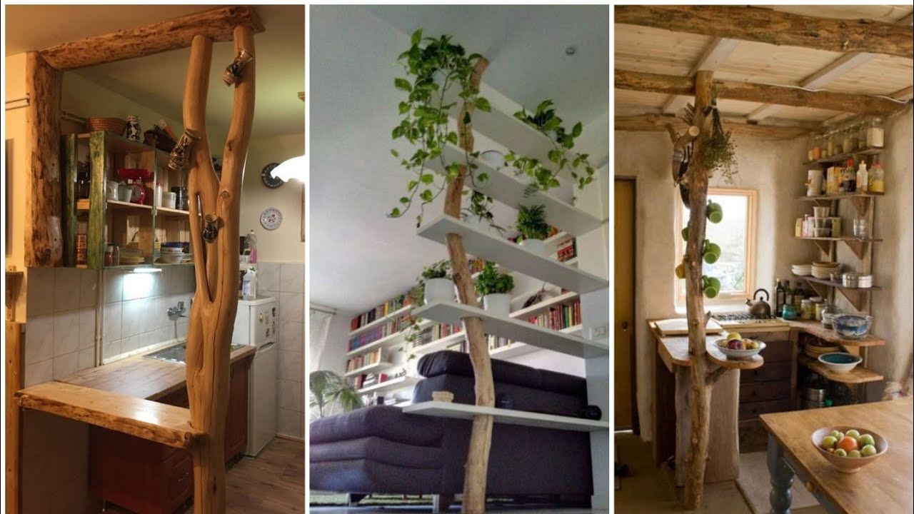 MÓVEIS RÚSTICOS COM TRONCOS E GALHOS| Inspiração Criativa para você ...