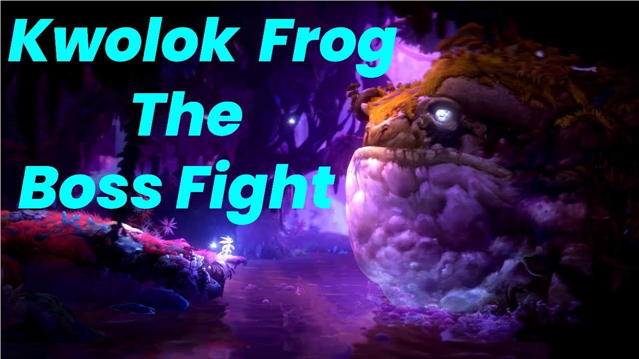 Ori And The Will Of The Wisps Gameplay: Kwolok Frog Boss Fight (LUMA ...