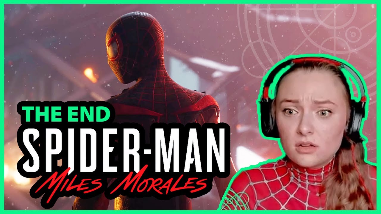 The Beautiful Ending of Miles Morales | Live Reaction - YouTube