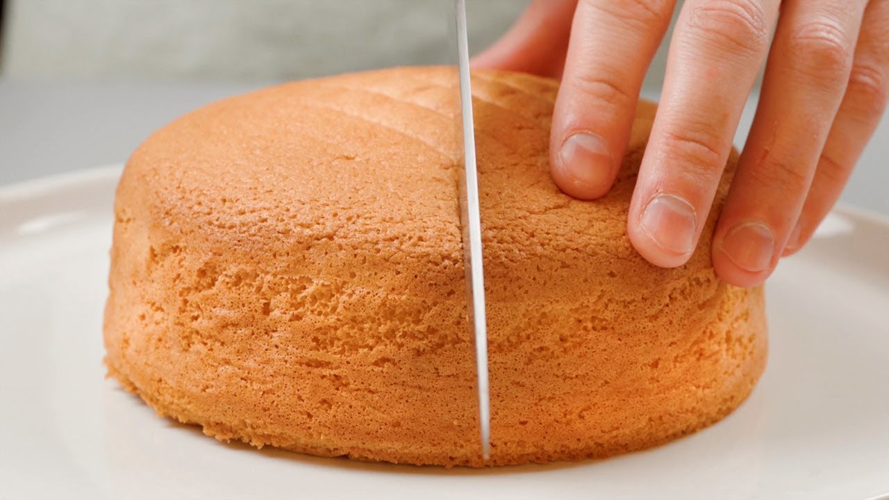 Sponge Cake (Recipe) / Wow Yummy PLUS - YouTube