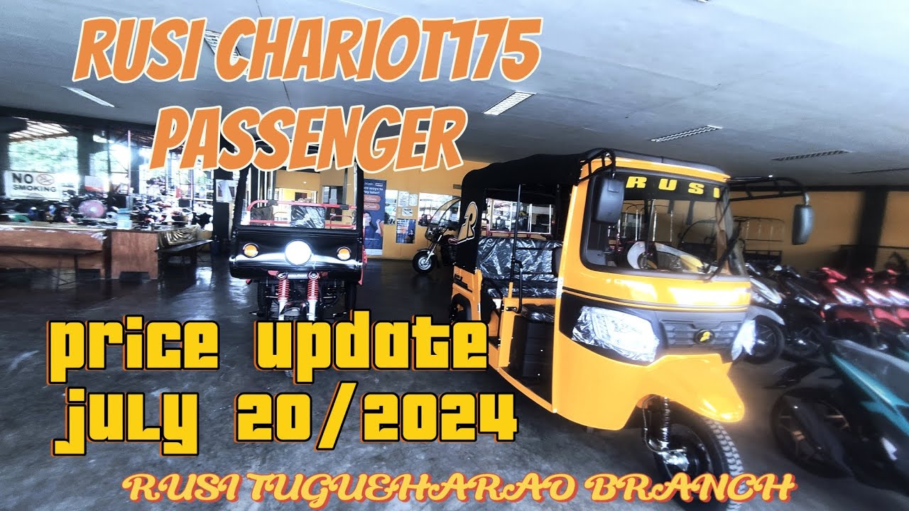 RUSI CHARIOT 175 PASSENGER PRICE UPDATE JULY 20/2024 #rusi #rusimotors ...