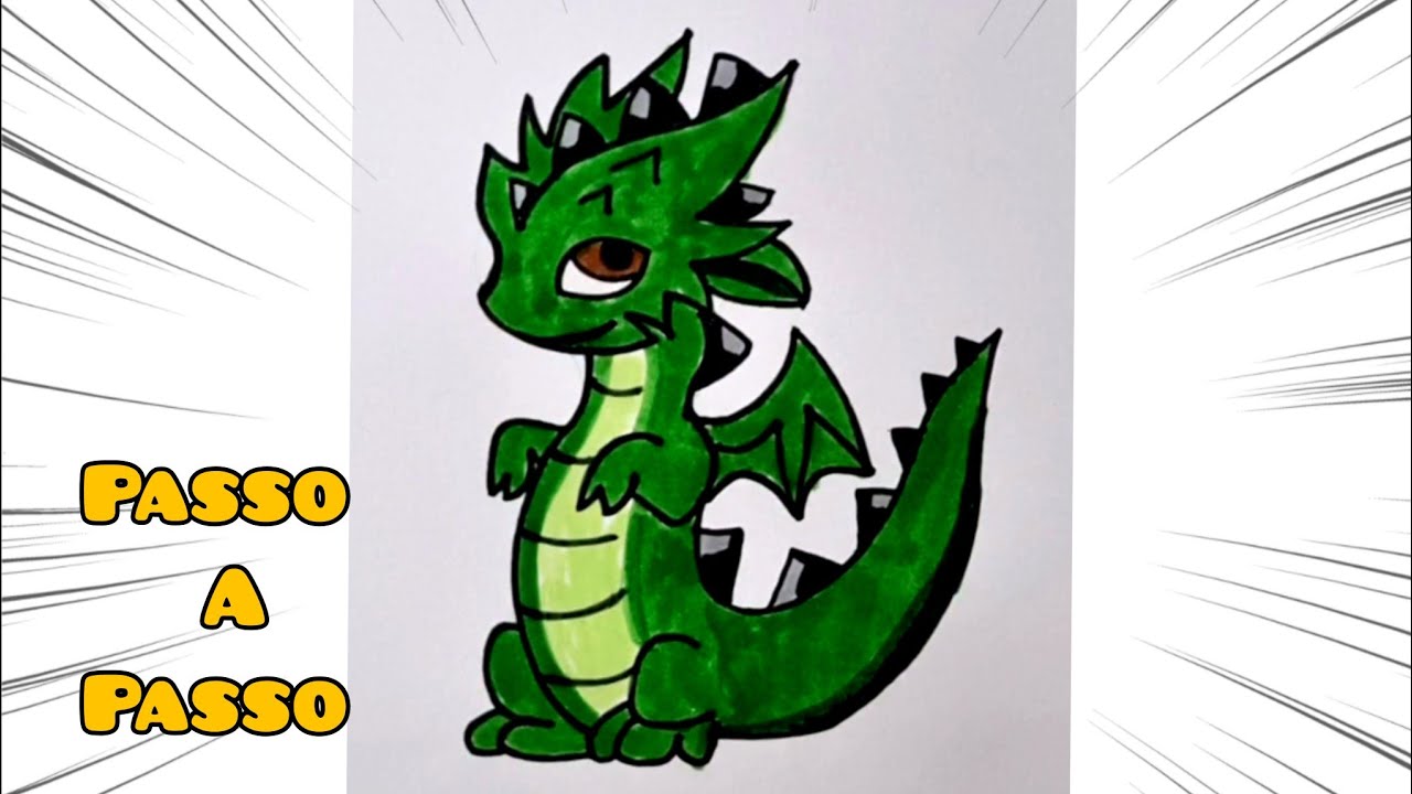 Como Desenhar Um Dragao Passo A Passo Para Criancas Como Desenhar Um