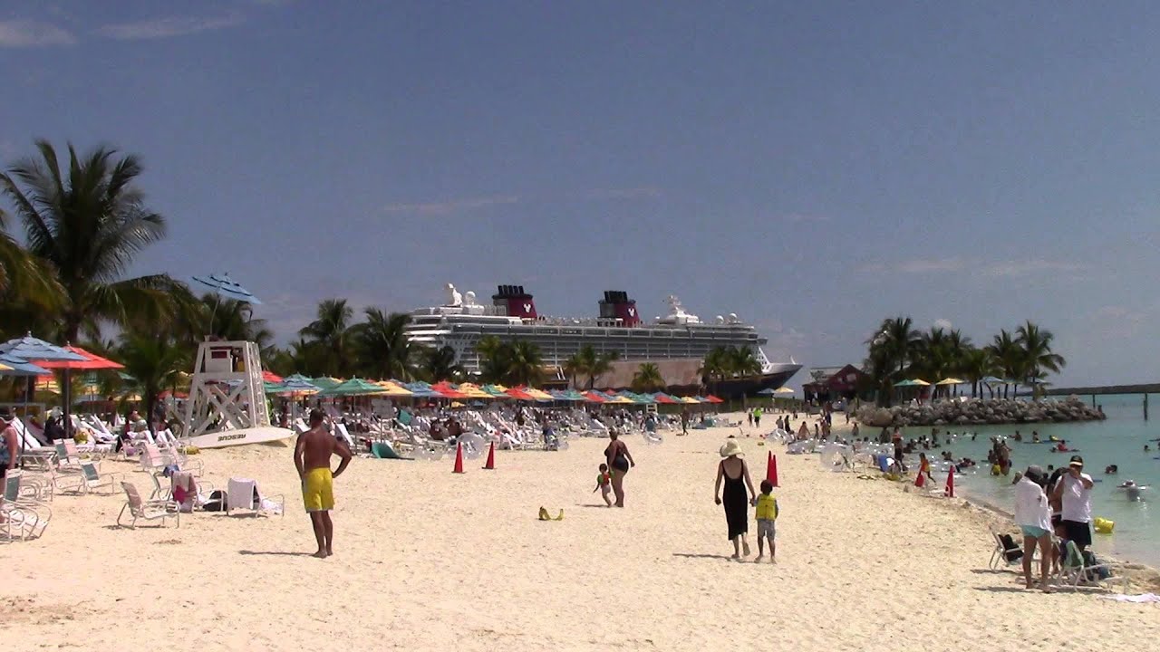 Beach at Disney's Castaway Cay - Bahamas - YouTube