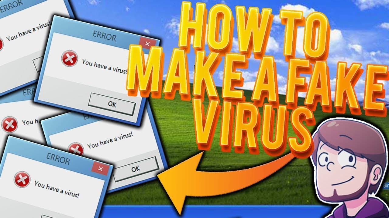 HOW TO TROLL YOUR FRIENDS WITH A HARMLESS COMPUTER VIRUS?!? (WORKING ...