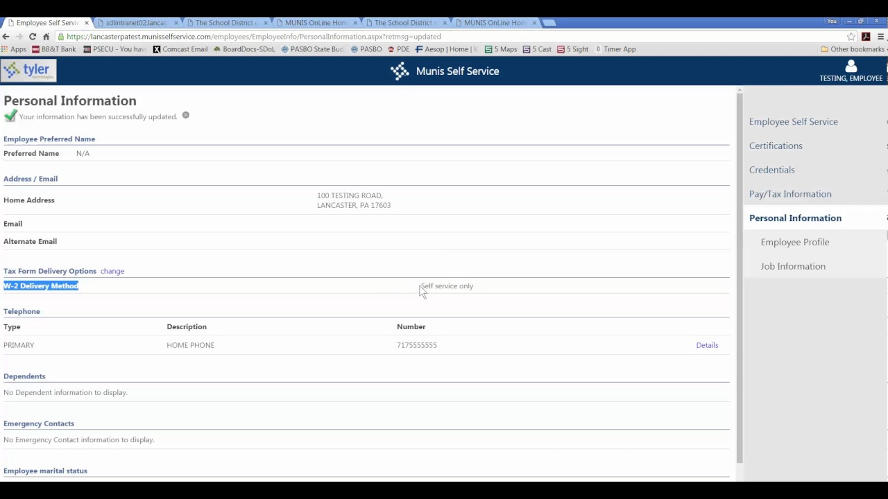 W2 Employee Self Service Enrollment - YouTube