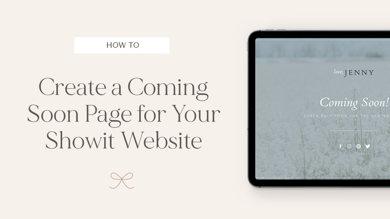 Coming Soon Website