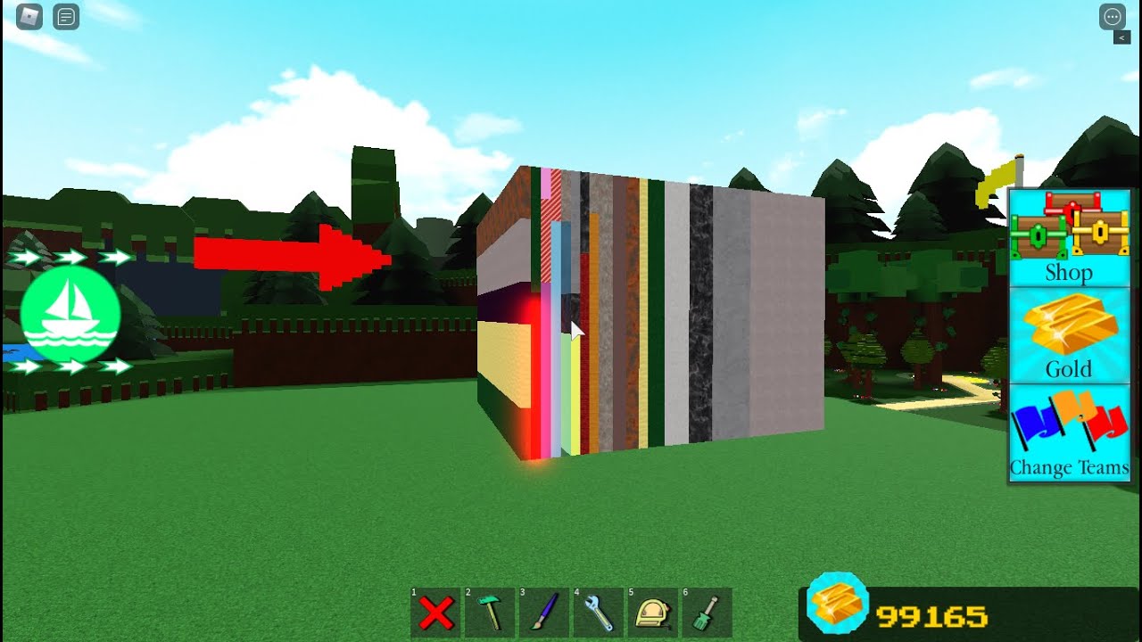 Dropping 30000 blocks on someone in babft - YouTube