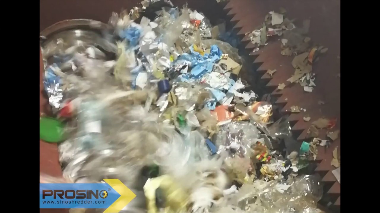 RDF Shredder, RDF Baler, RDF production line_PROSINO - YouTube
