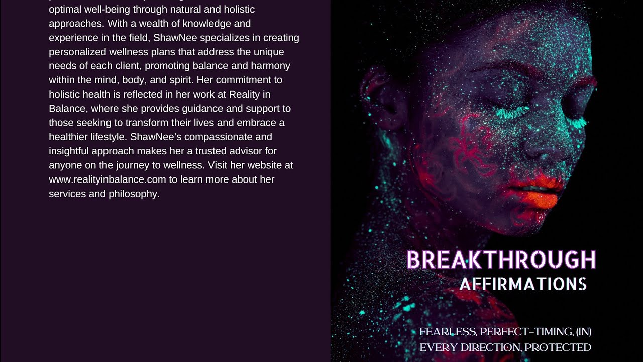 Breakthrough ️ Affirmations Reading #creating #creative #balance # ...