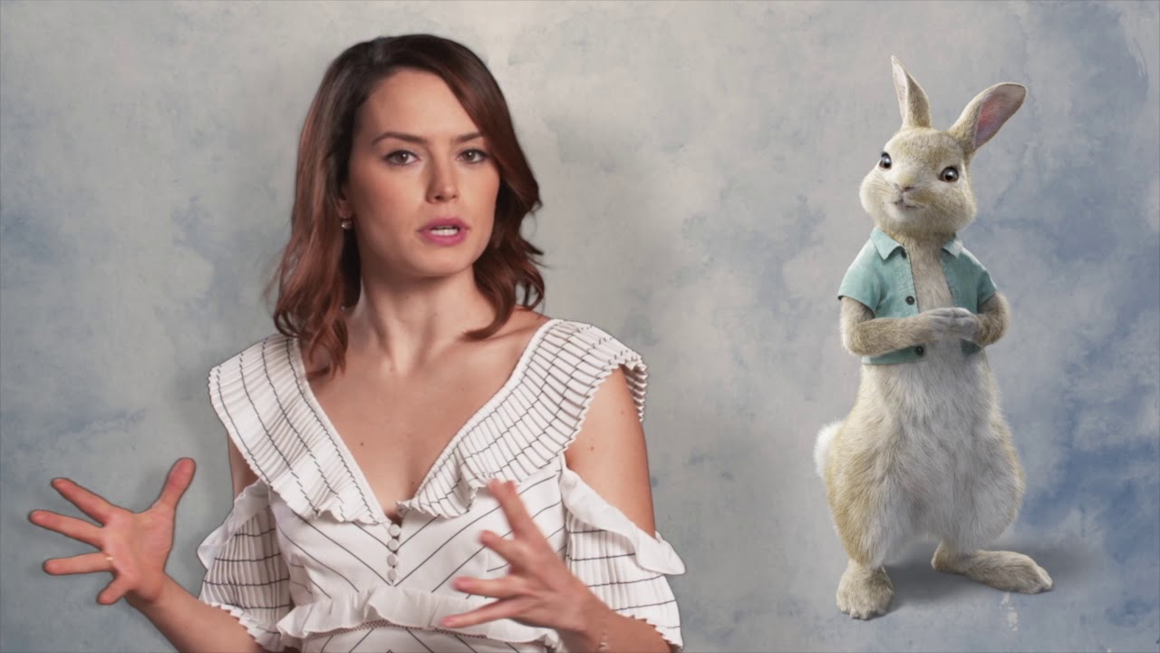 Peter Rabbit: Behind the Scenes Daisy Ridley Movie Interview ...