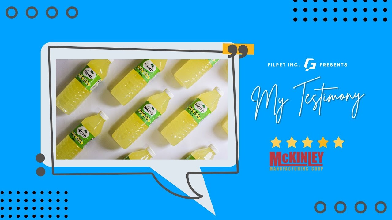 My Testimony: McKinley - Presko Juice PH | Filpet, Inc. - YouTube