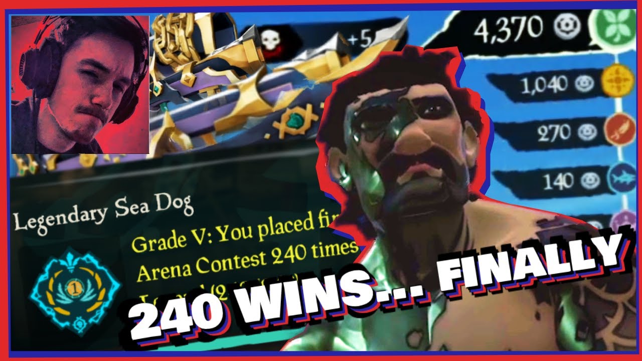 240 ARENA WINS... finally · Sea of Thieves - YouTube