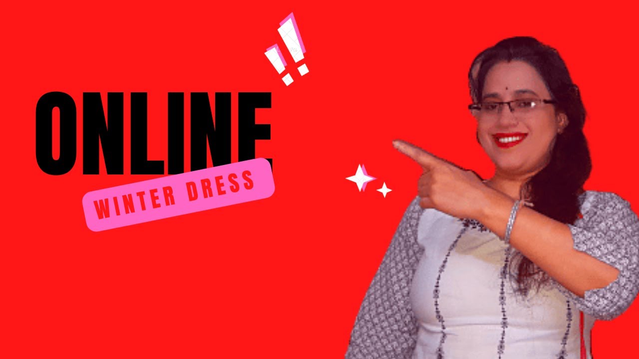 WINTER WEAR COLLECTION। STYLISH WINTER DRESS ONLINE - YouTube