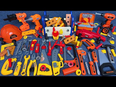 17 Minutes Satisfying with Unboxing Repairman Tools Playset, Electric Screw Toy | ASMR Unboxing Toy