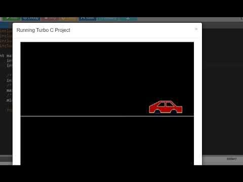 CAR ANIMATION IN C - YouTube