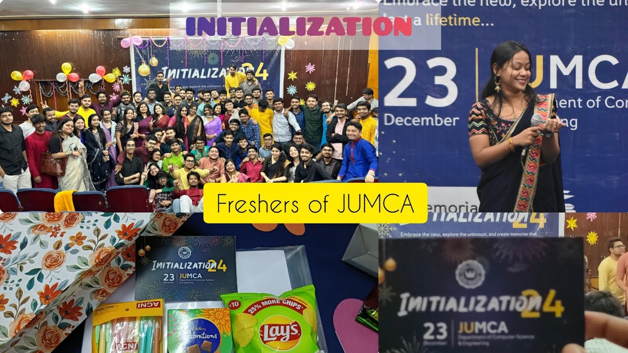 || ⭐ INITIALIZATION 2K24 ⭐|| Freshers of JUMCA🌸 || JADAVPUR || JU💫 || # ...