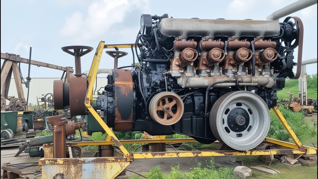 Isuzu 6W Marine Engine Restoration See The Full Step By Step Process To ...