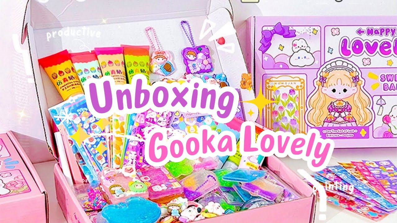 unboxing gooka set lovely | lucu banget - YouTube
