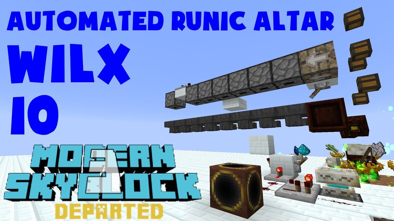 10 - Automated Runic Altar - Modern Skyblock 3 - YouTube