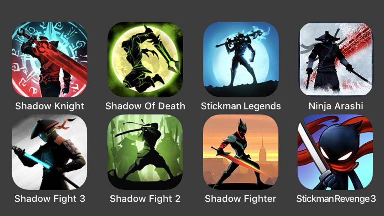 Shadow Knight, Shadow Of Death, Stickman Legends, Ninja Arashi, Shadow ...