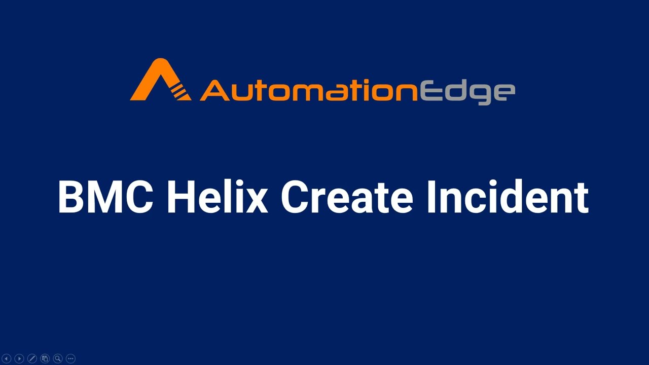 BMC Helix Create Incident - YouTube