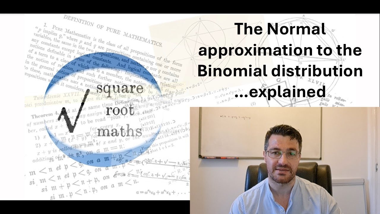 A-Level Maths - Normal Approximation to Binomial Distributions - YouTube