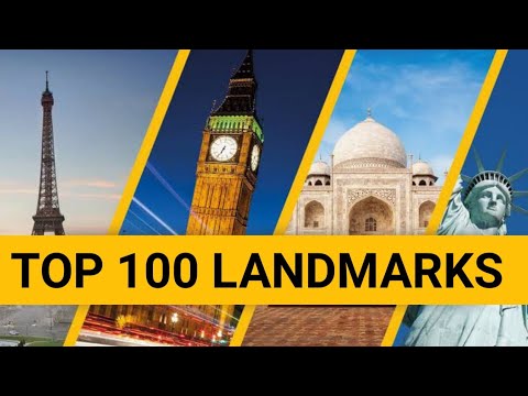 Top 100 LANDMARKS OF THE WORLD - 100 Famous Landmarks for Kids - YouTube