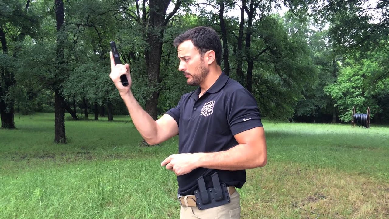 The Proper Way to Load a Semi-Automatic Pistol - YouTube