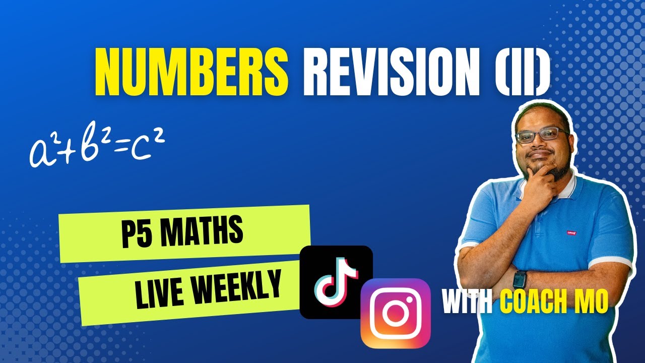 Numbers Revision 2 | Primary Maths Series | MasterMaths Weekly Live Tutorial - YouTube