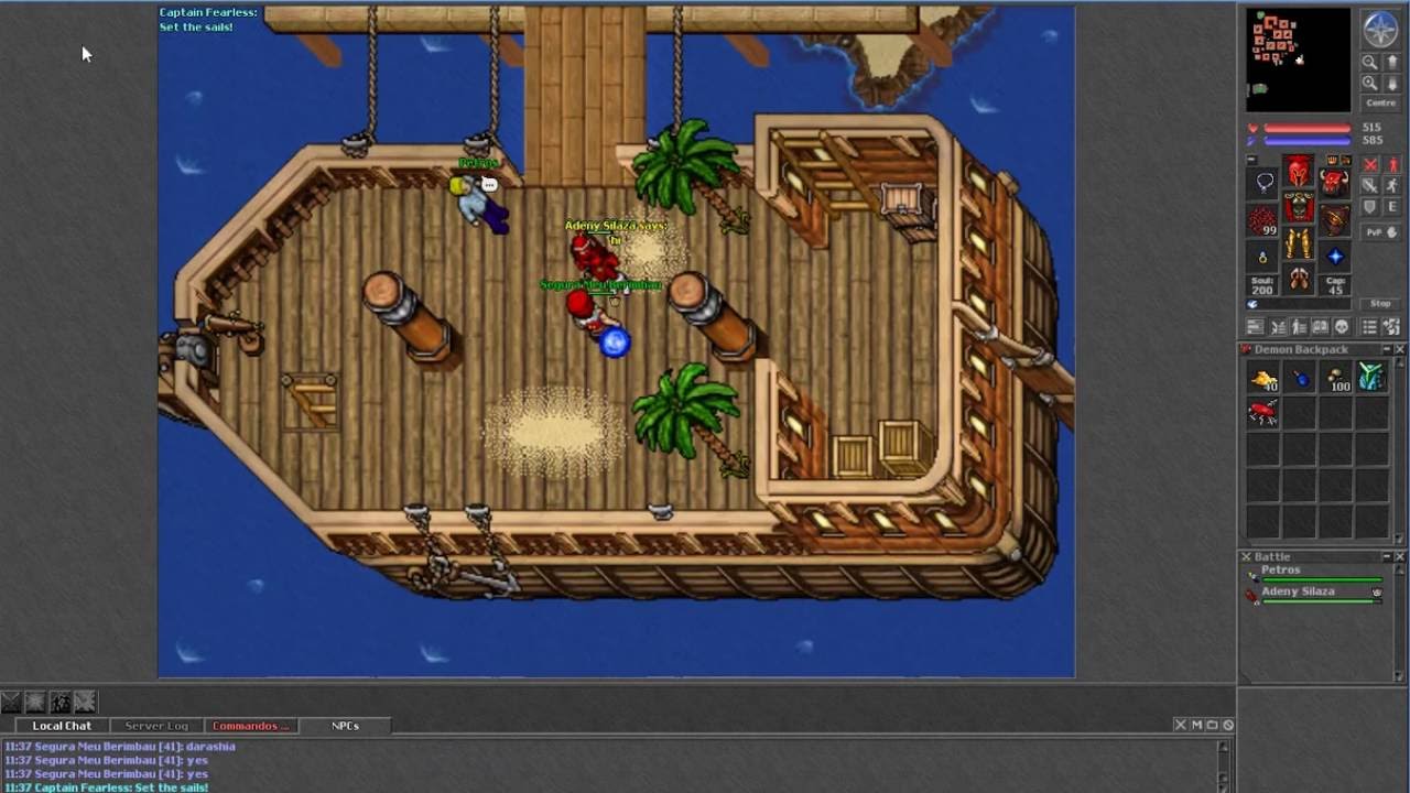 The Inquisition Quest Missão 1 a 5 TibiaFuLL (Demon hunter outfit ...