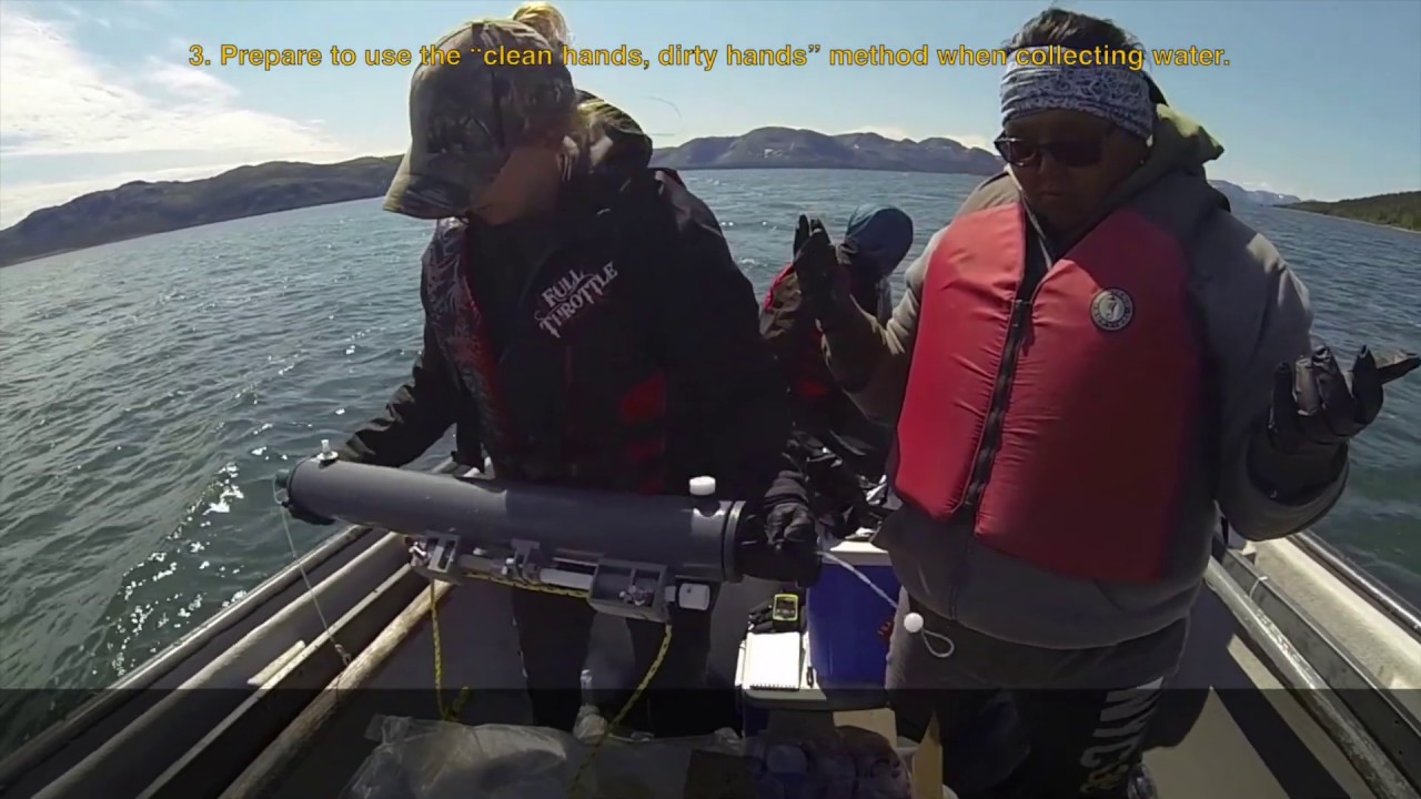 How to sample water at different depths using a Niskin sampler ...