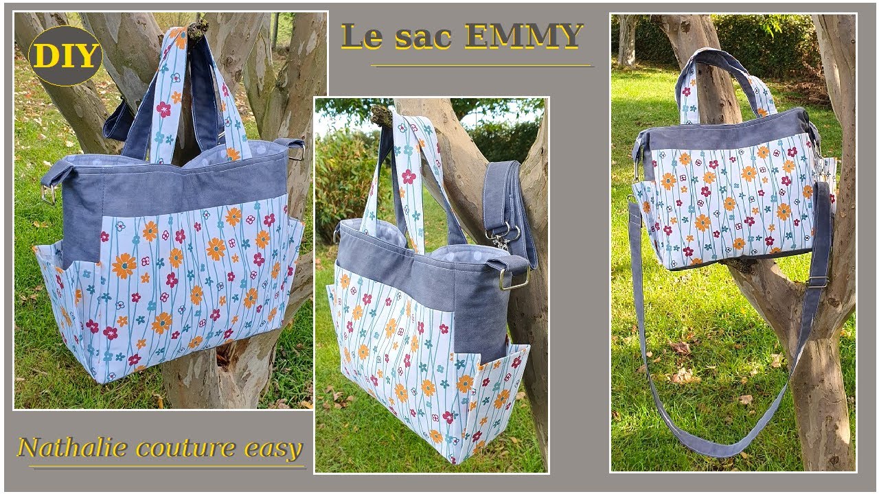 DIY Tutoriel couture pour confectionner le sac EMMY BY Nathalie couture ...