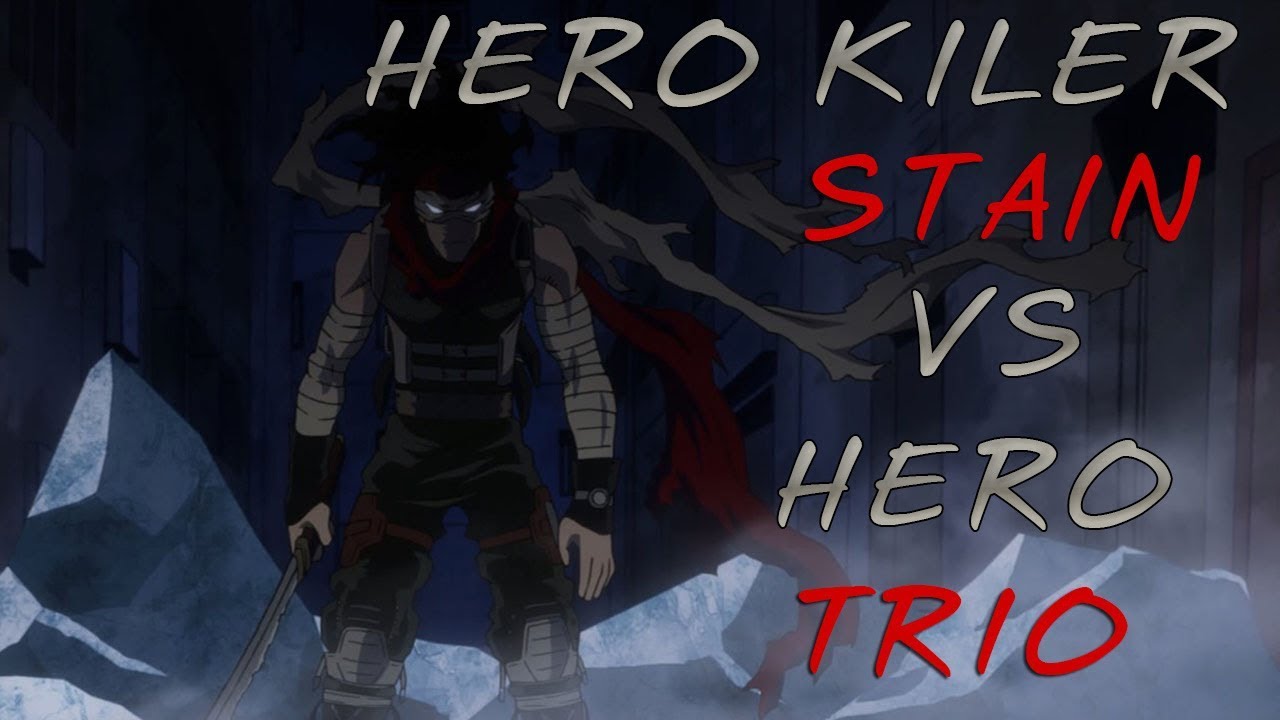 MIDORIYA & TODOROKI AND IIDA VS HERO KILLER STAIN「AMV」STRONGER - YouTube