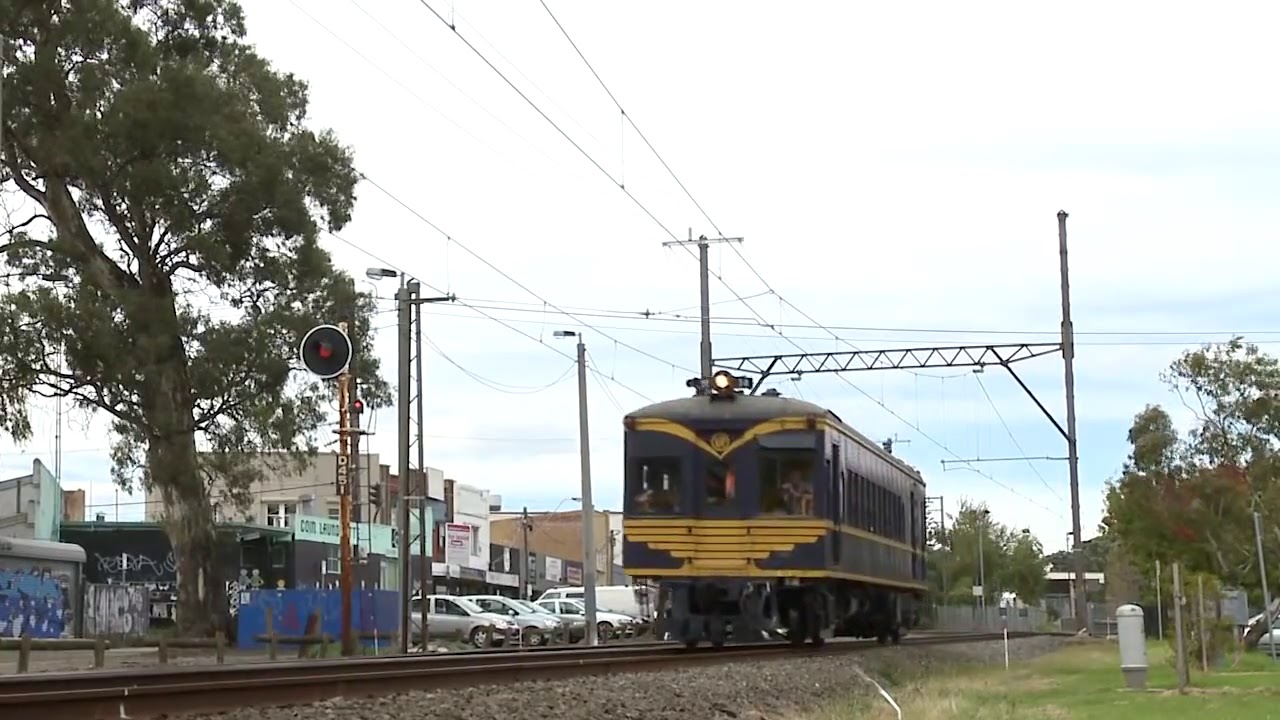 Metro Trains Melbourne Followed by Victoria Railways DERM Passenger ...