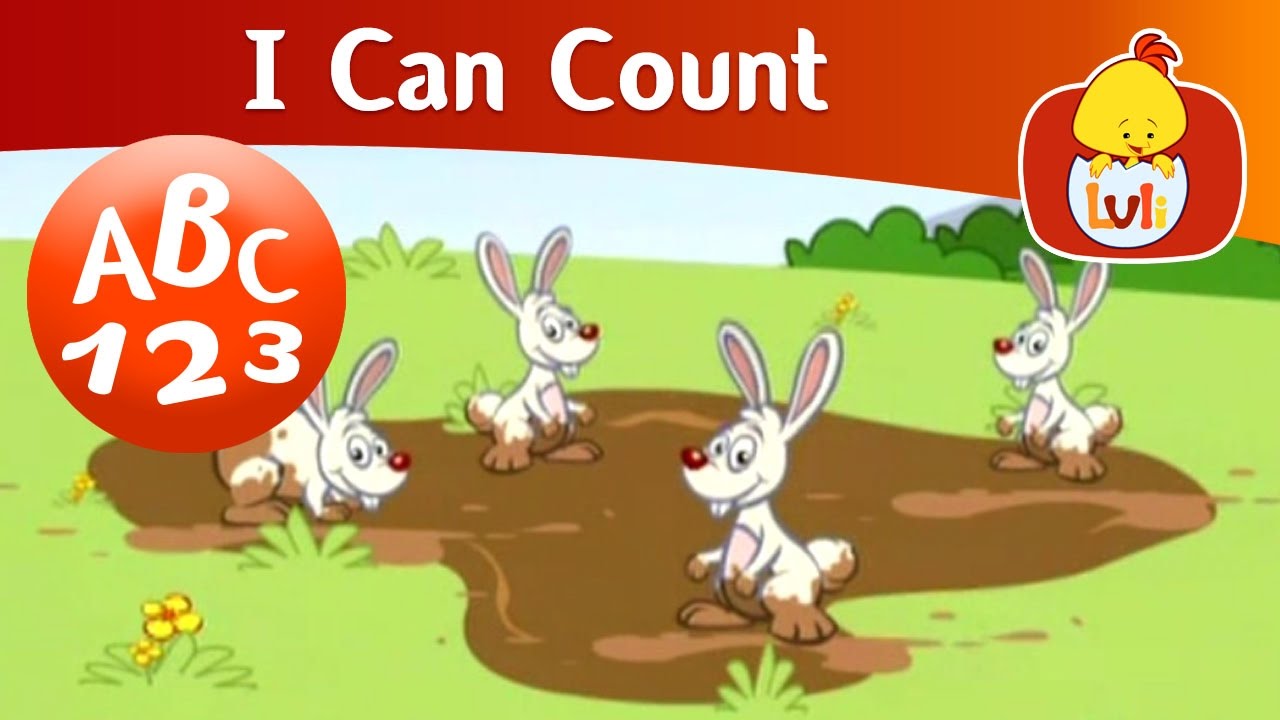I Can Count | Four rabbits | Cartoon for Children - Luli TV - YouTube