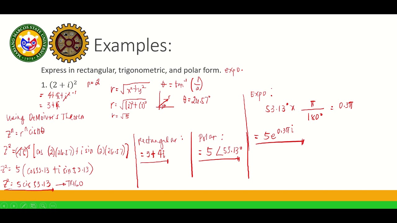 Complex Numbers part 11 powers | ADVANCED MATH FOR ECE - YouTube