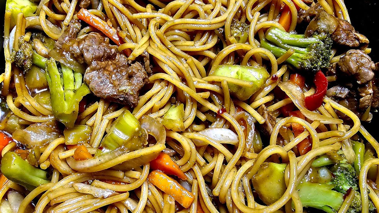 Better Than Takeout Easy Beef Lo Mein Recipe using Spaghetti Ninja ...