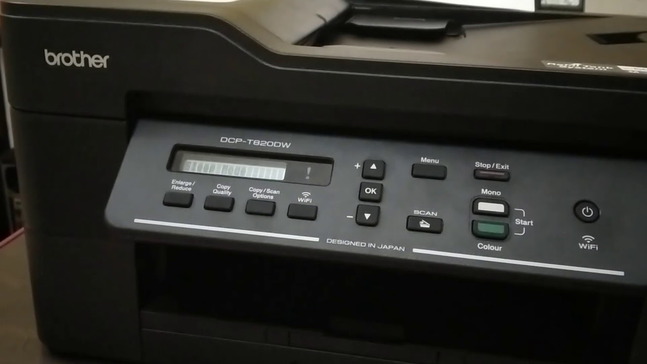 brother dcp - t820dw - YouTube