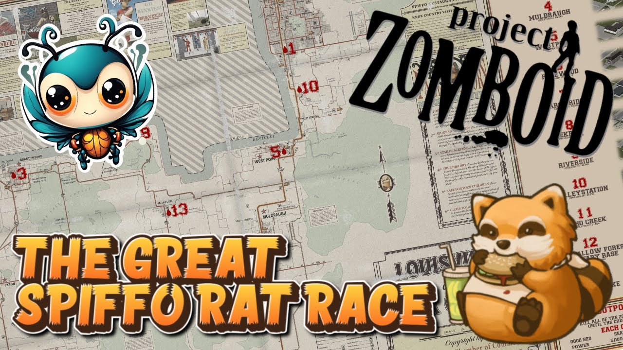 Project Zomboid - The Great Spiffo Rat Race! - YouTube