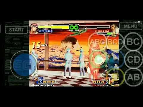 The King OF Fighters 2000- "Athena Asamiya" combo 100% - YouTube