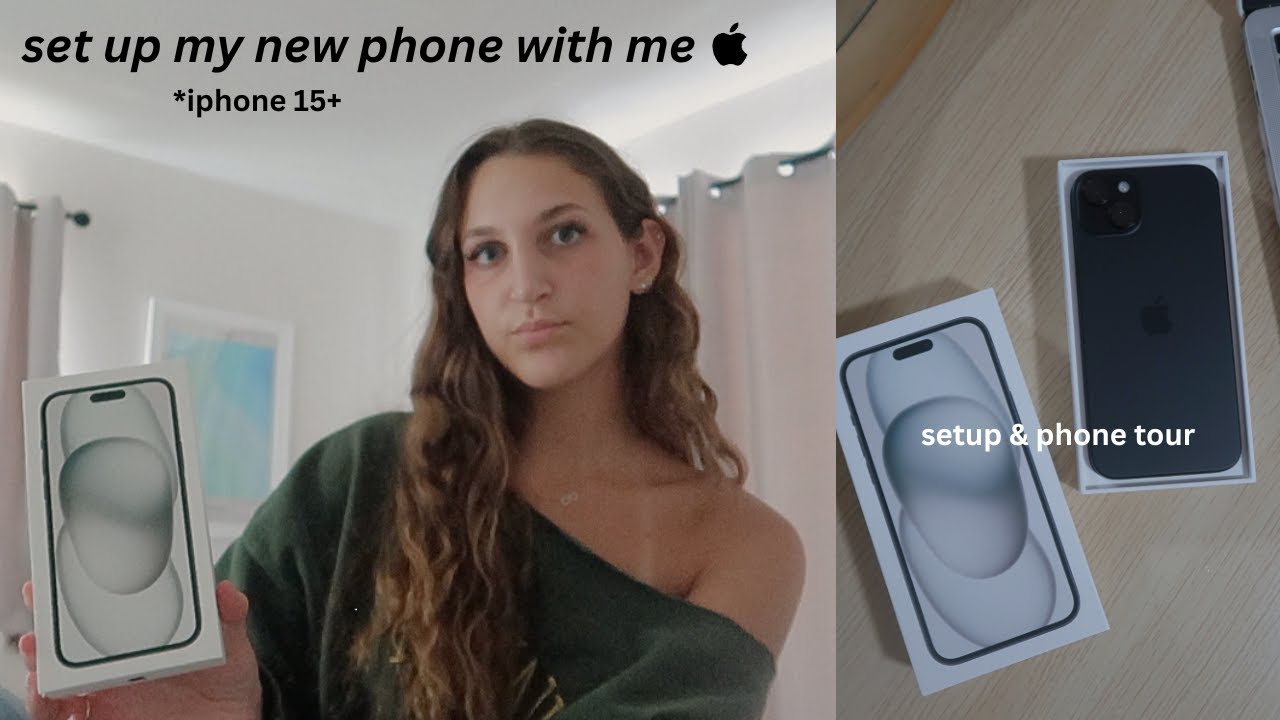 iphone 15+ unboxing & tour - YouTube