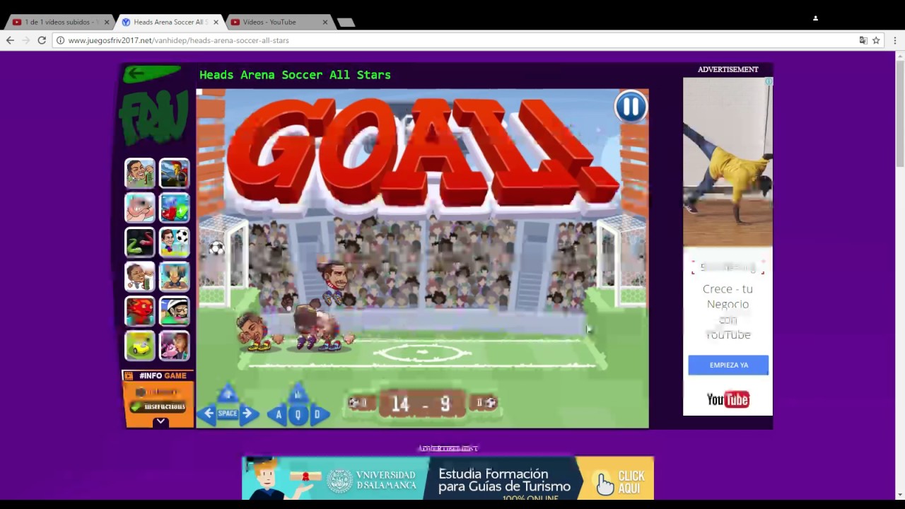 Heads Arena Soccer All Stars--DORES J - YouTube