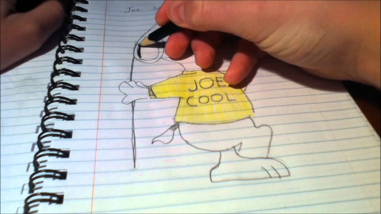 Request Speed Drawing - Joe Cool - Snoopy - YouTube