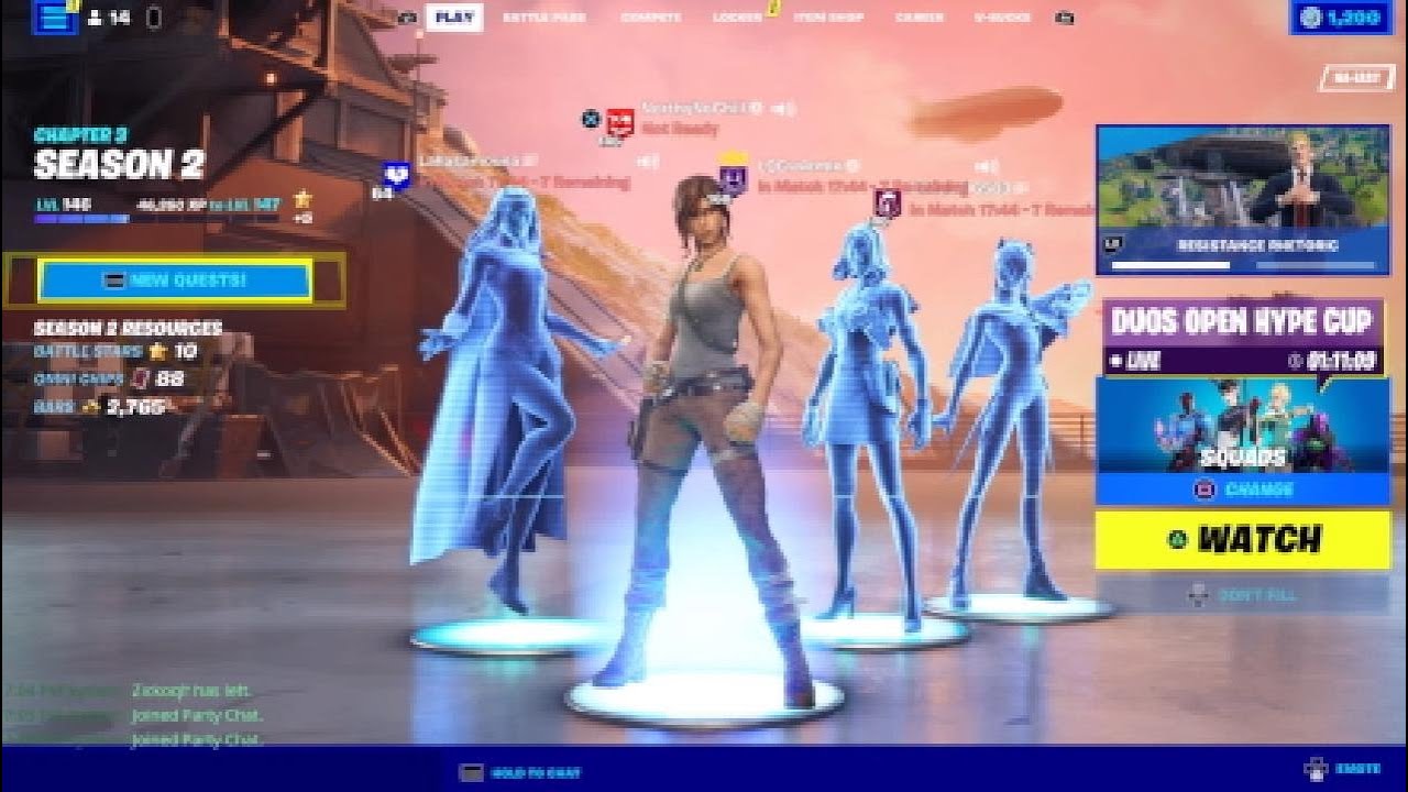 Thirsty shemale on Fortnite - YouTube