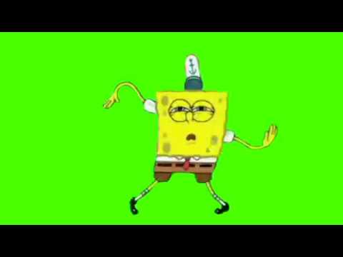 Funny spongebob green screen (no download) - YouTube