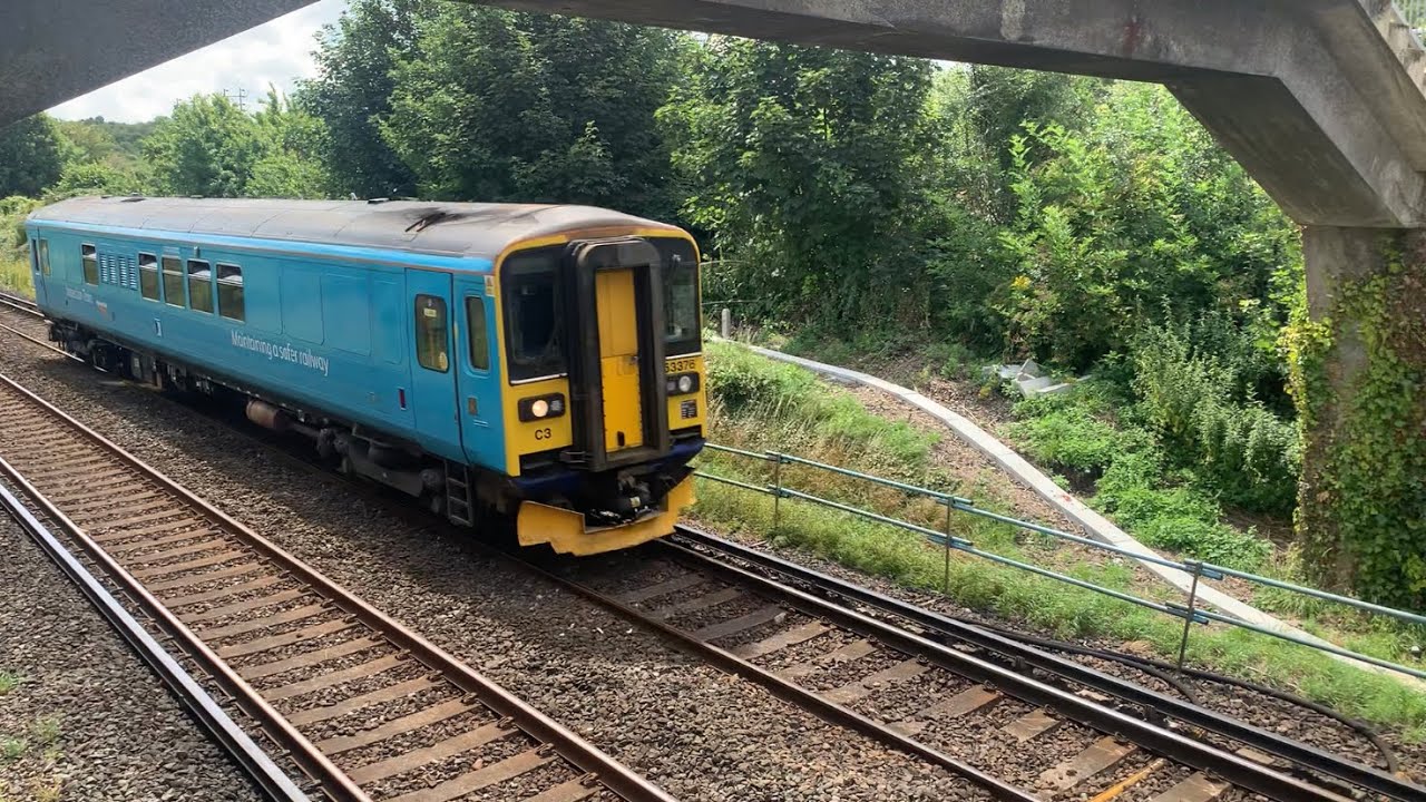 Class 153 Sprinter | 153376 | Network Rail Inspection Train - YouTube