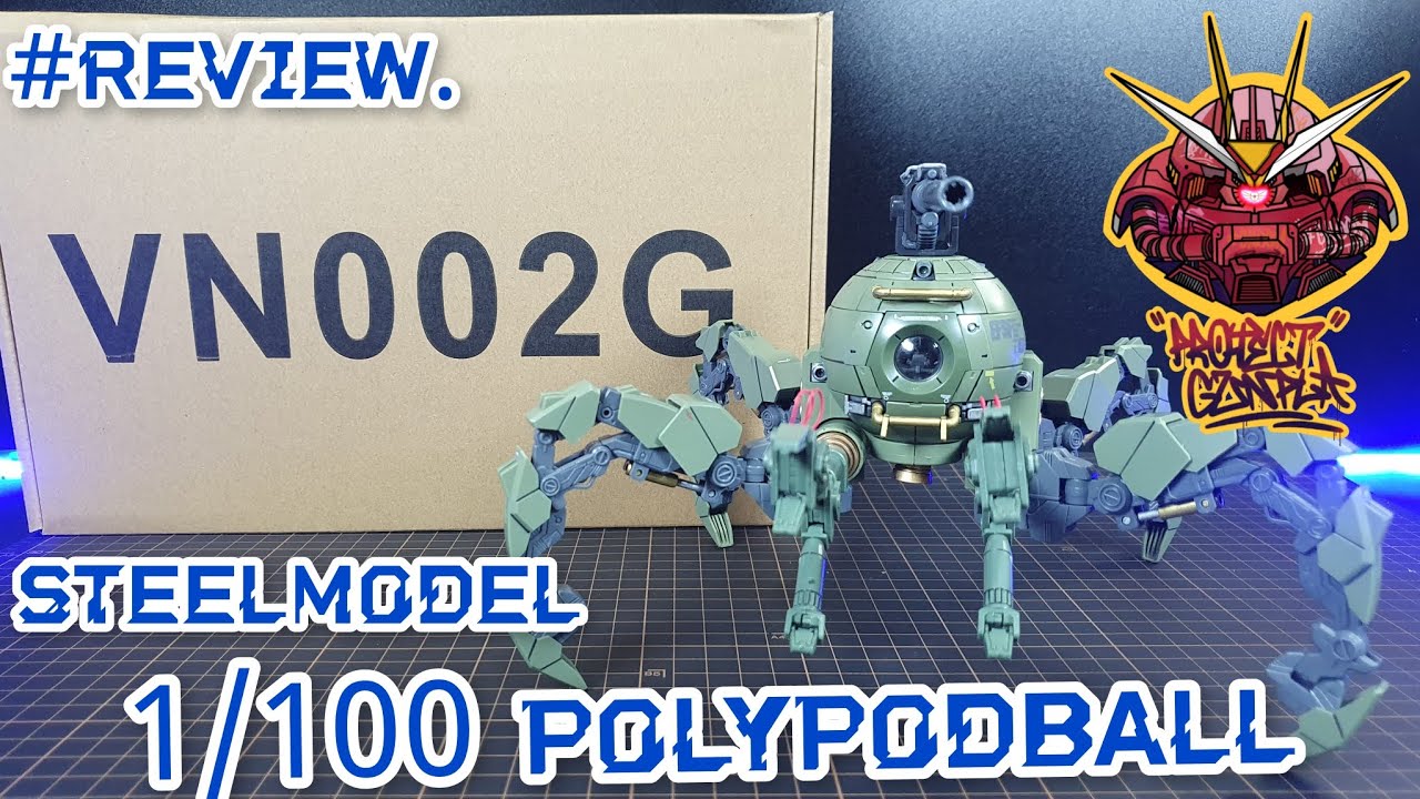 [ProjectGunpla.]Ep.20 #รีวิว 1/100 Polypodball จากค่าย STELLMODEL บอล ...