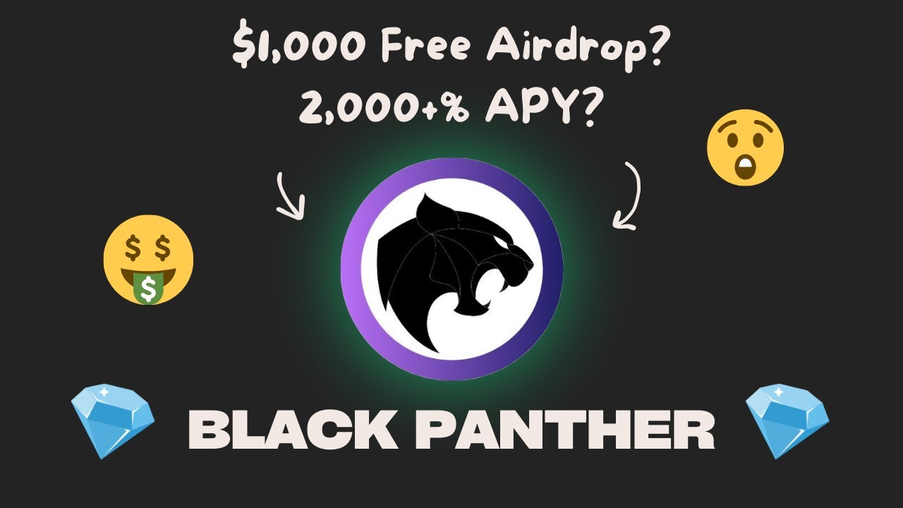 Free Airdrop! 2,000+% APY! Black Panther on Injective! $INJ $BLACK - YouTube